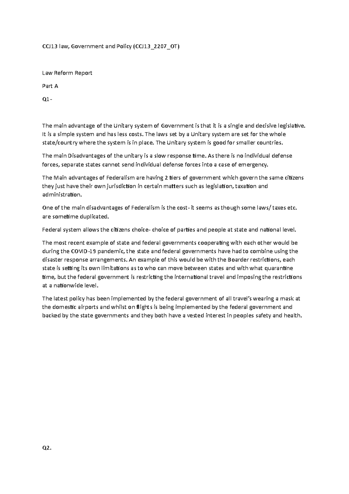 Law Reform report - CCJ13 law, Government and Policy (CCJ13_2207_OT ...