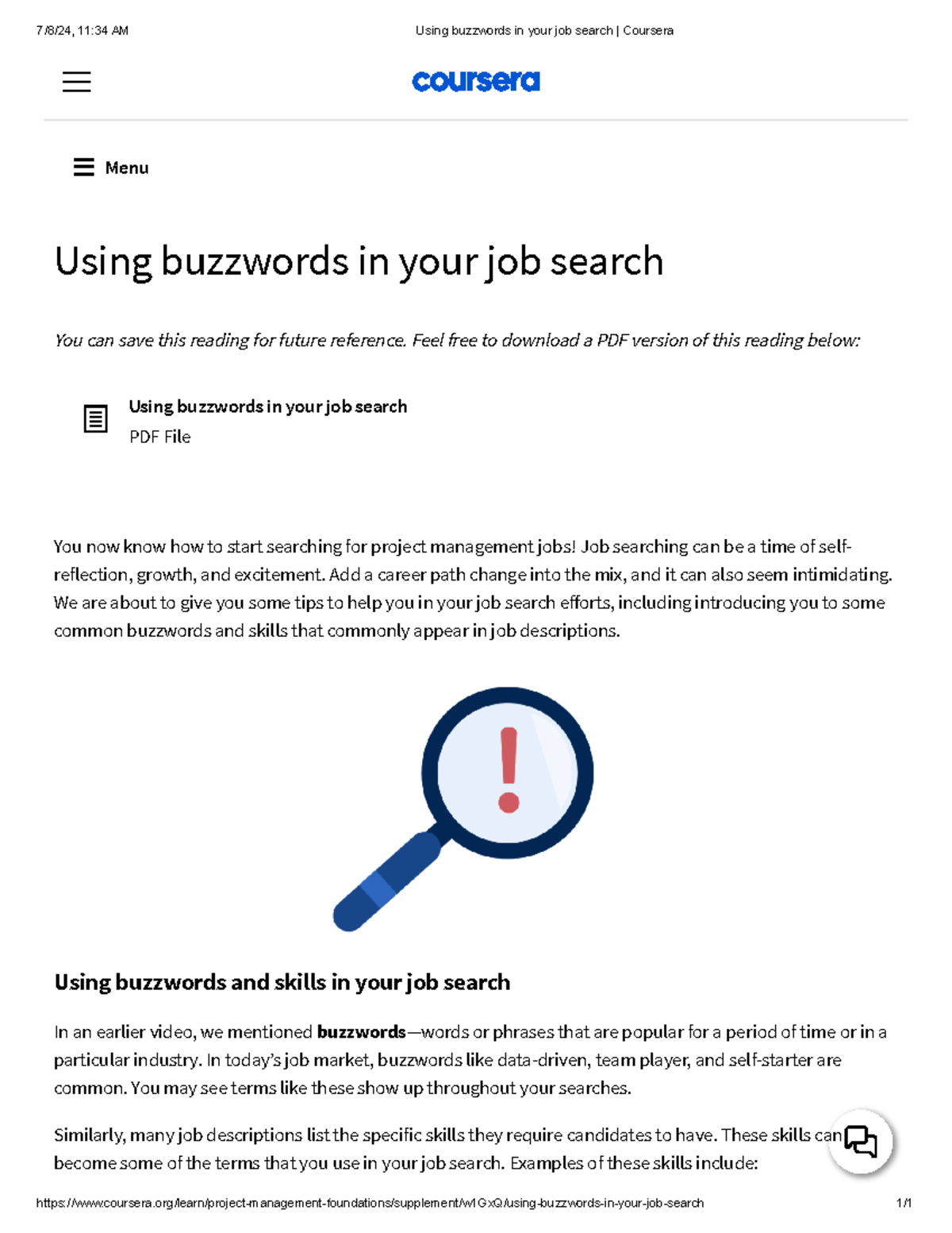 Project Management Buzzwords - Using buzzwords in your job search You ...