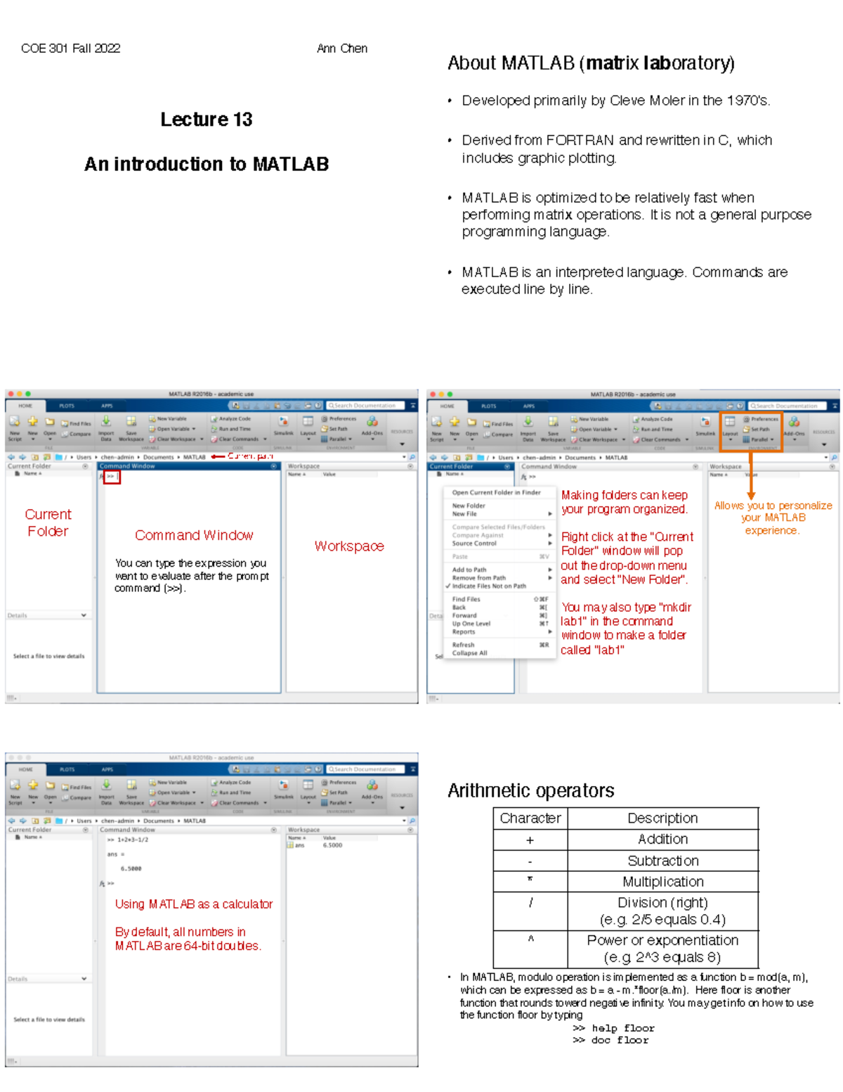 Lecture 13 - ................................ - Lecture 13 An ...