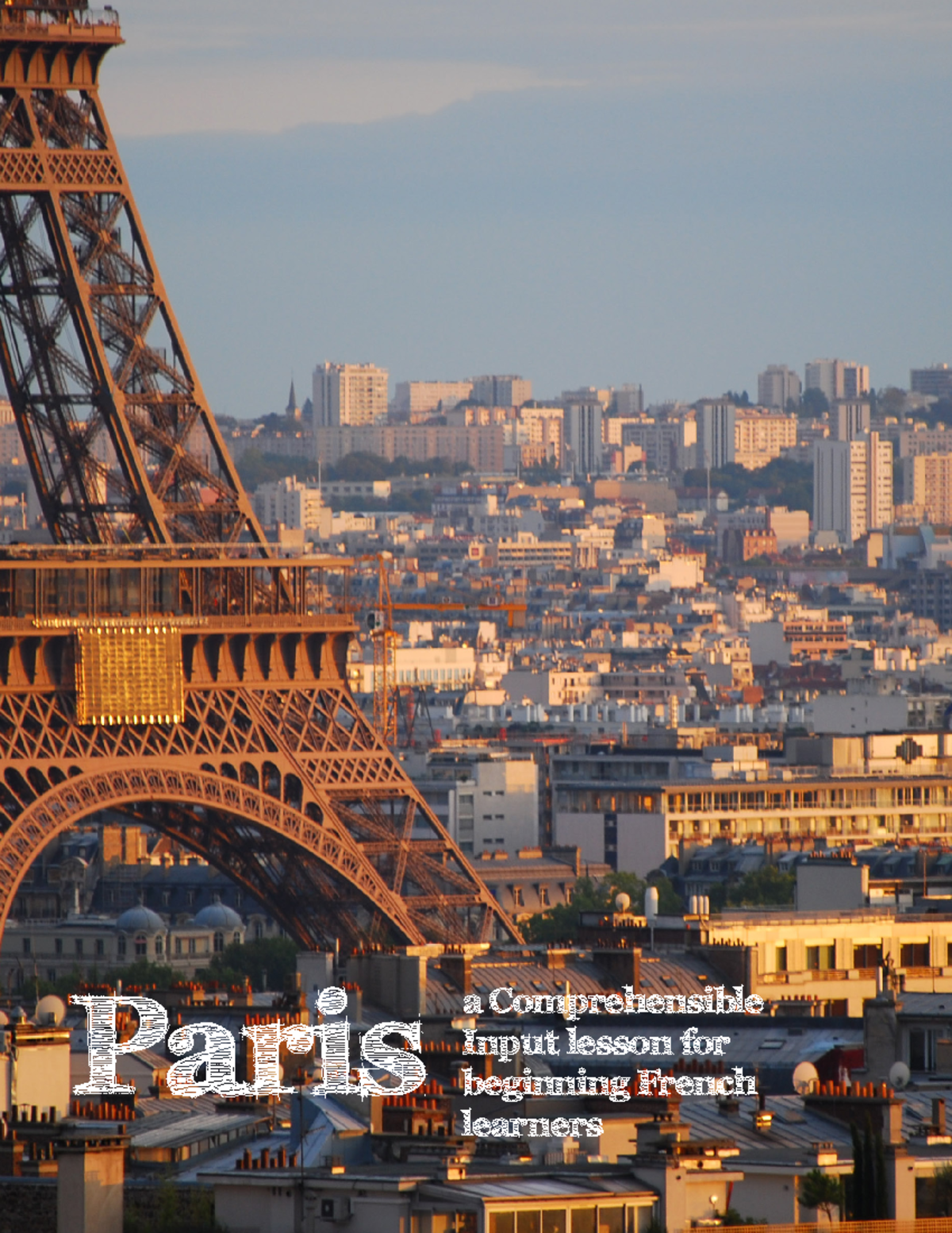 Kami Export - Fr1 Paris Reading - Paris a Comprehensible Input lesson ...