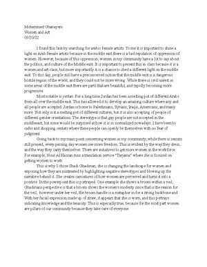 Art appreciation essay Compare and Contrast - Art Appriciation Exam ...