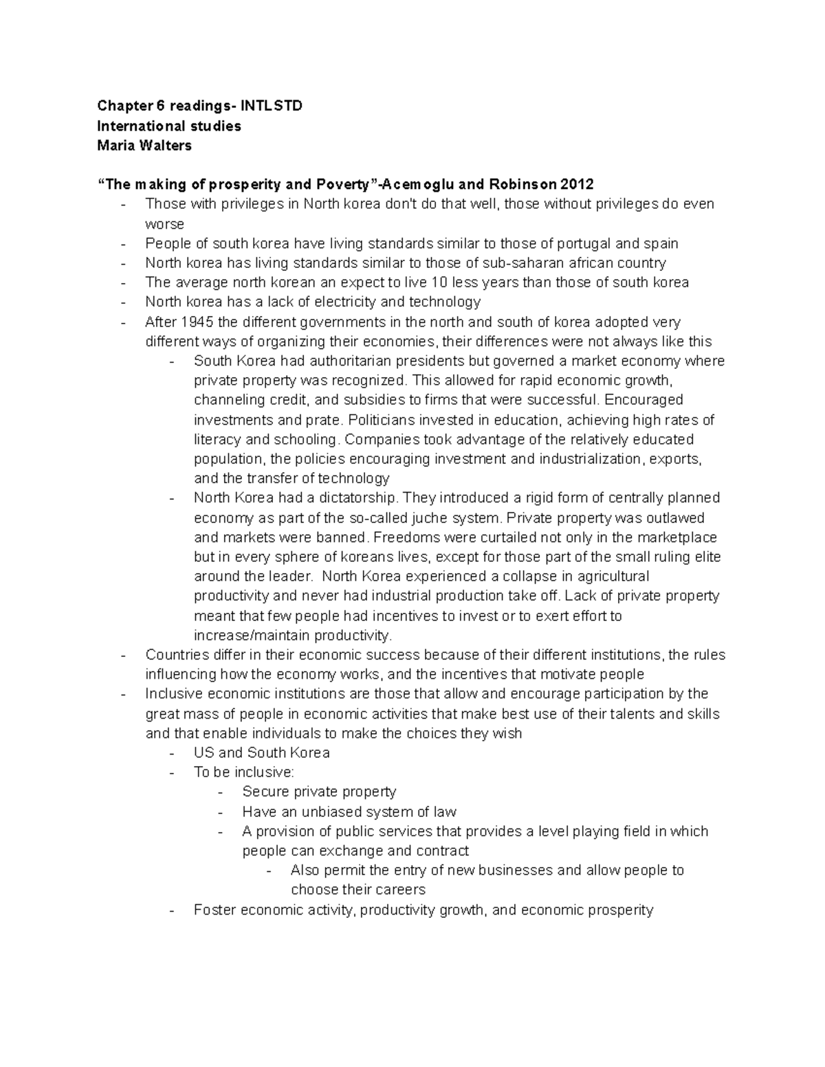 Chapter 6 readings- Intlstd - Chapter 6 readings- INTLSTD International ...