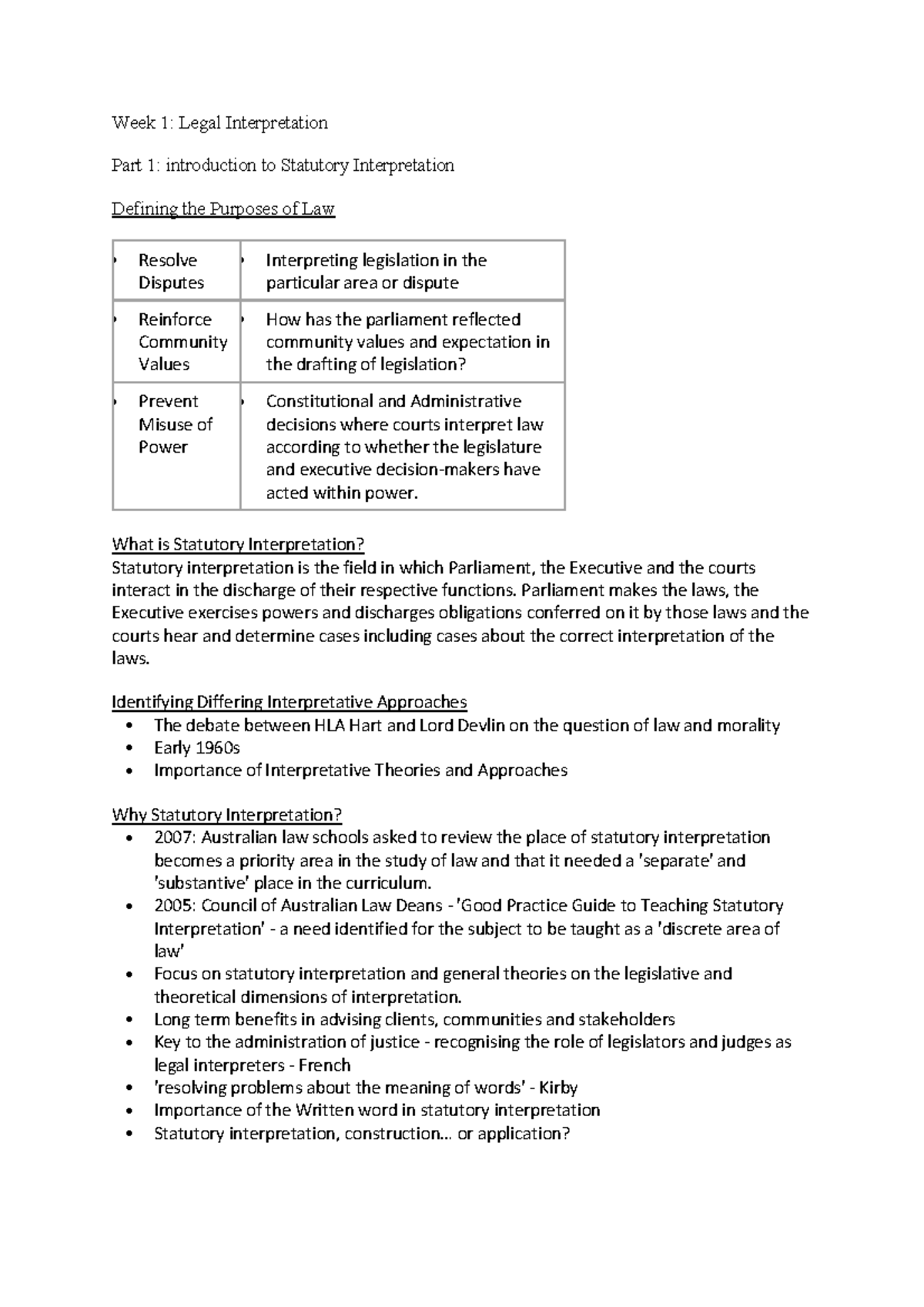 Interpreting the Law - Week 1: Legal Interpretation Part 1 ...