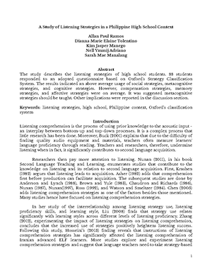 Capstone (Unit 1 - Identifying Scietific Problems) 1 - Identifying ...