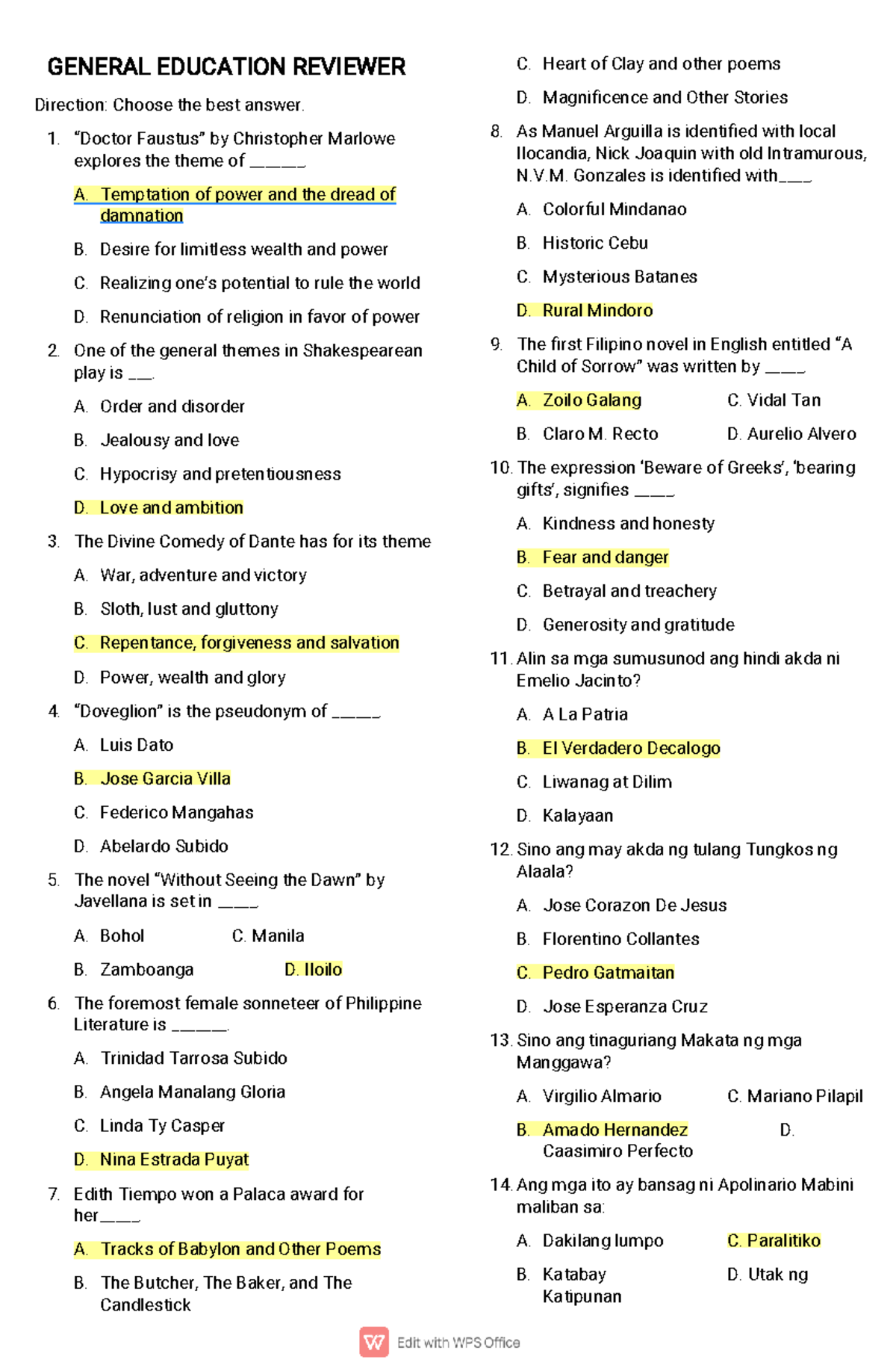 Tac-an,Renson Roy answers Ged Ed - G E N E R A L E D U C A T I O N R E ...