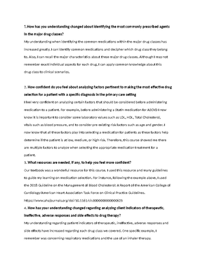 C919 Reflection Summary - Reflection Summary The exercise started by ...