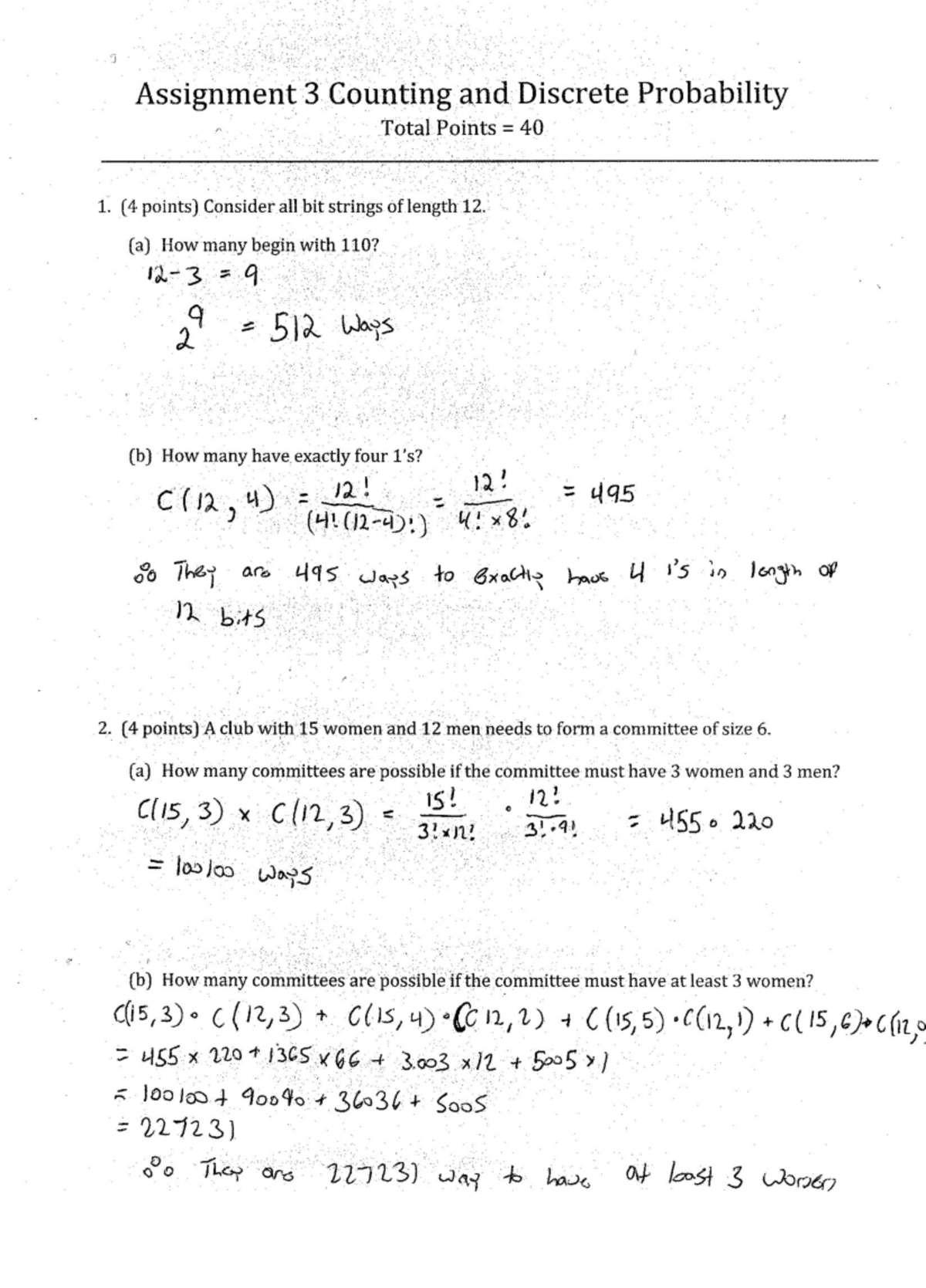 Assignment 3 - CP214 - Studocu