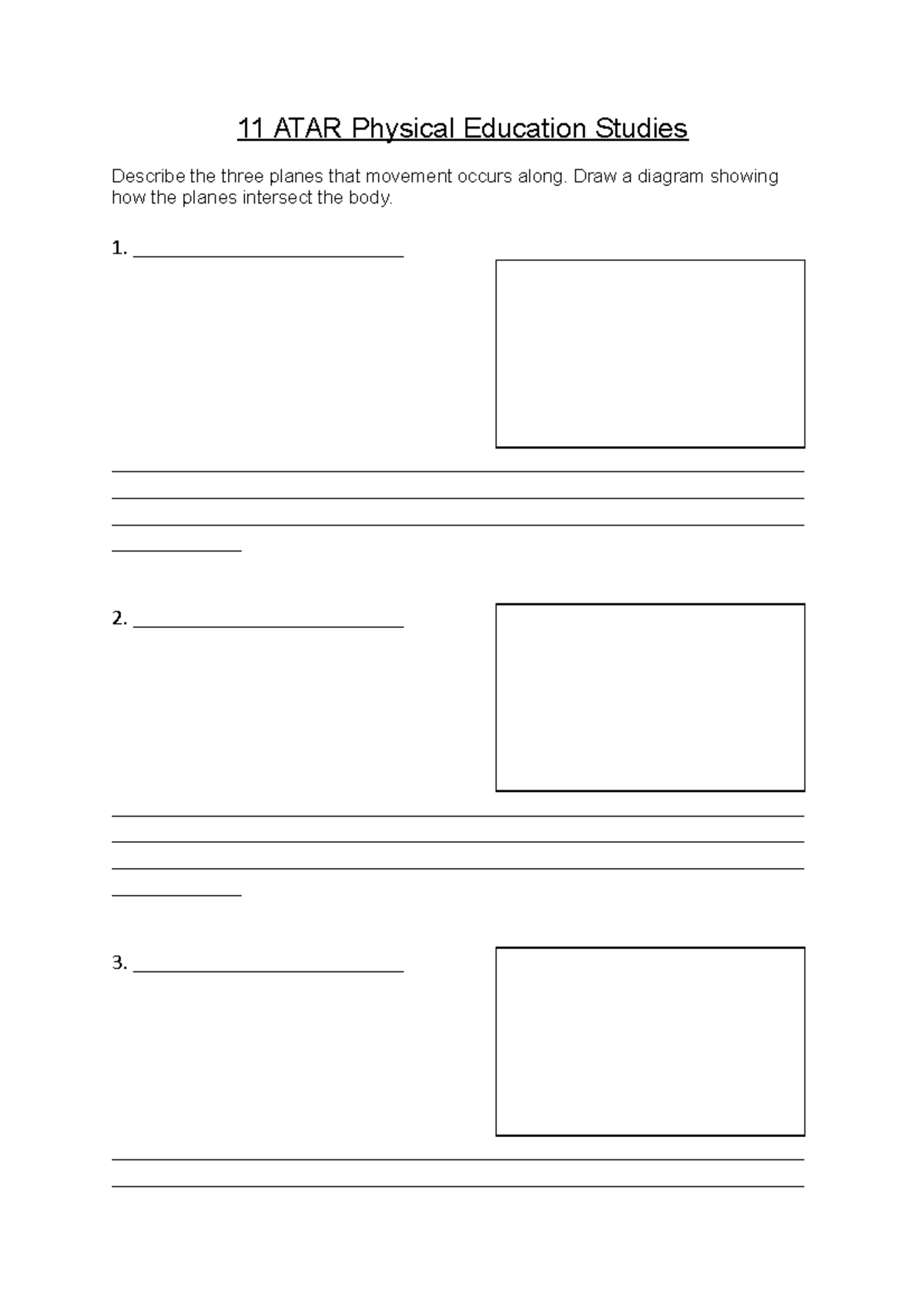 Revision Final 2020 - biomechanics explanations with q's and answers ...