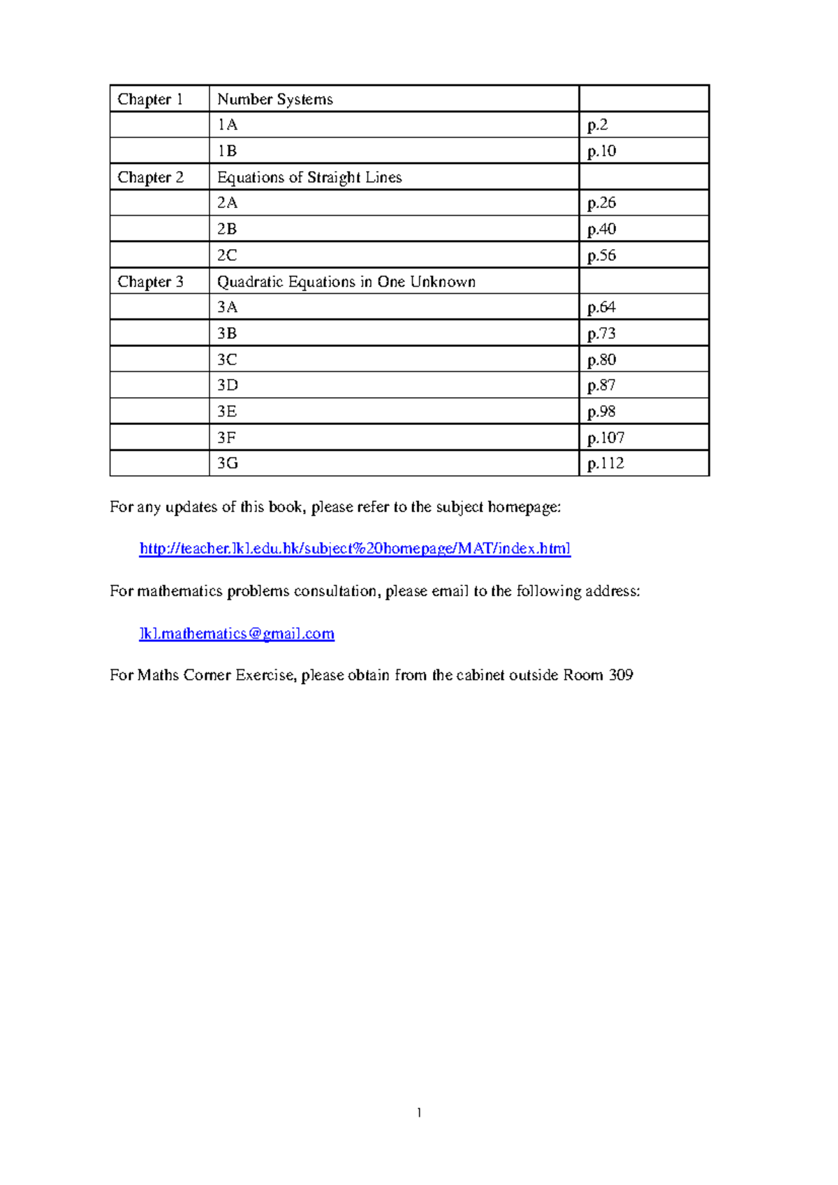 F4a 1 F4 Maths Chapter 1 Number Systems 1a P 1b P Chapter 2