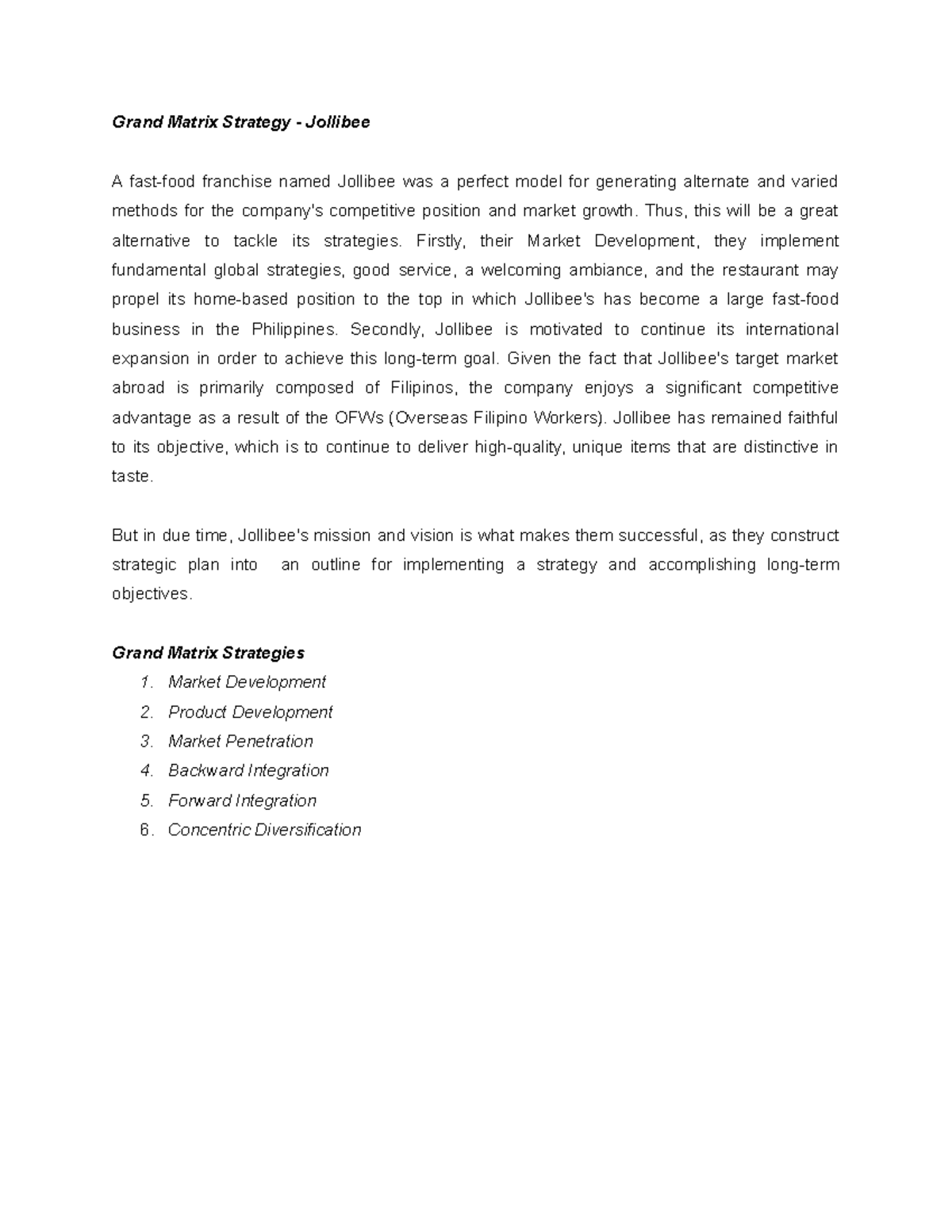 Grand Matrix Strategy - Thus, this will be a great alternative to ...