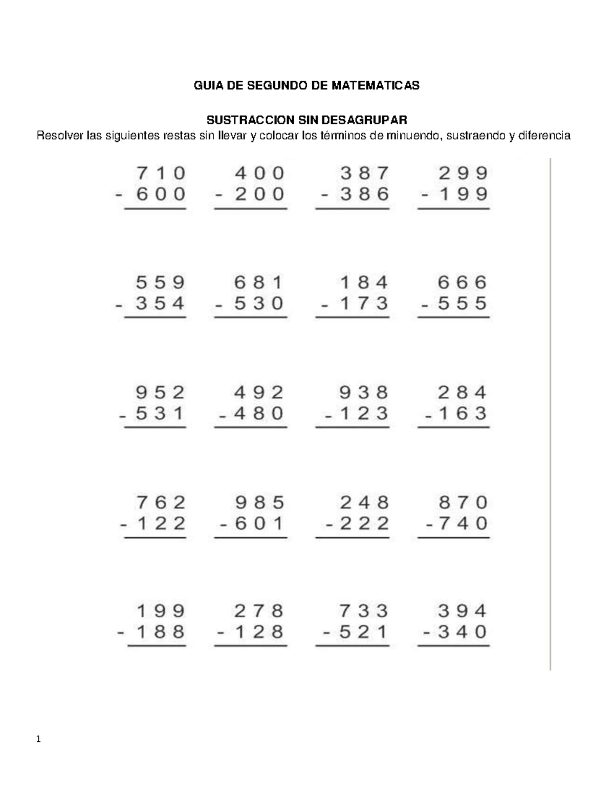 GUIA DE Segundo DE Matematicas - GUIA DE SEGUNDO DE MATEMATICAS ...