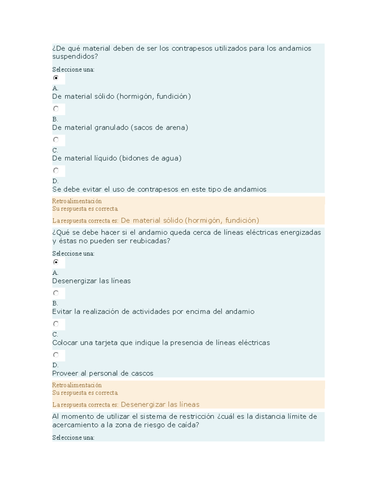 NOM 009 Procadist Respuestas Parte I - ¿De qué material deben de ser ...