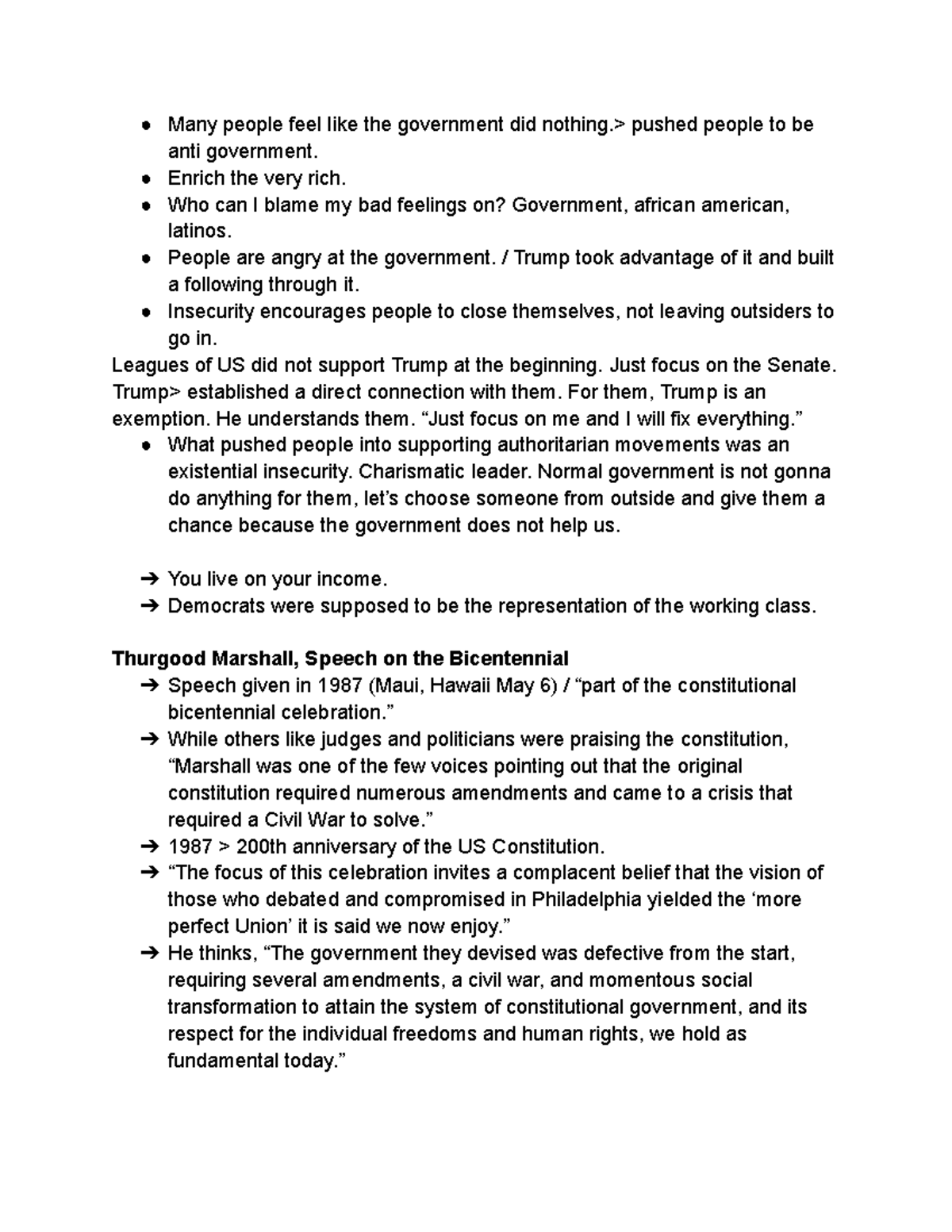 PSC Notes -2 - Many people feel like the government did nothing ...