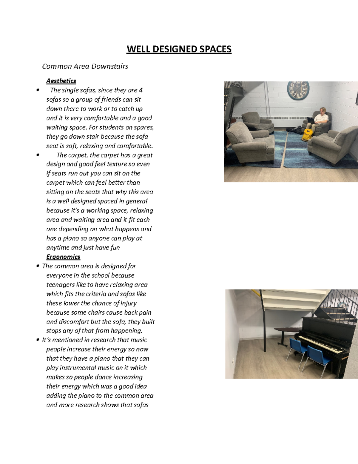 WELL Designed Spaces - WELL DESIGNED SPACES Common Area Downstairs ...