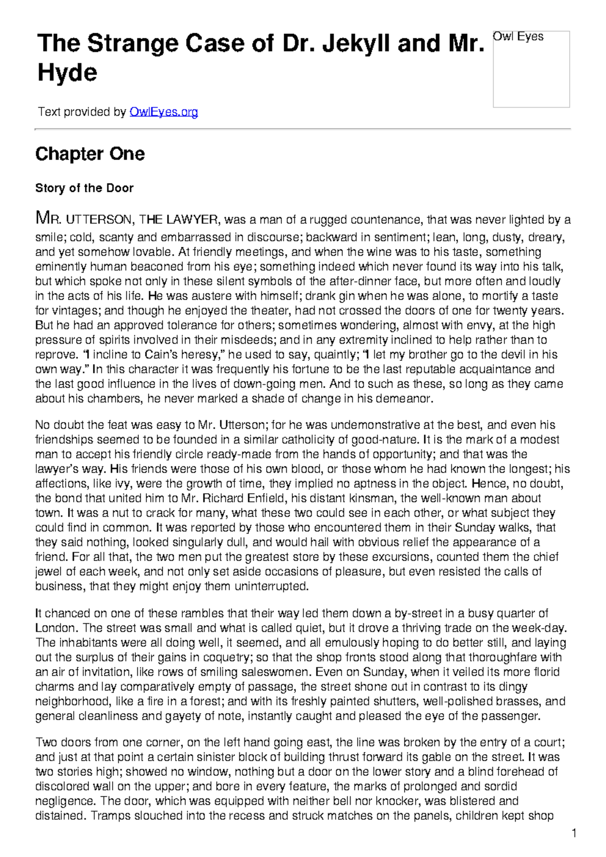 Dr jekyll mr hyde text - text for mr hyde - The Strange Case of Dr ...