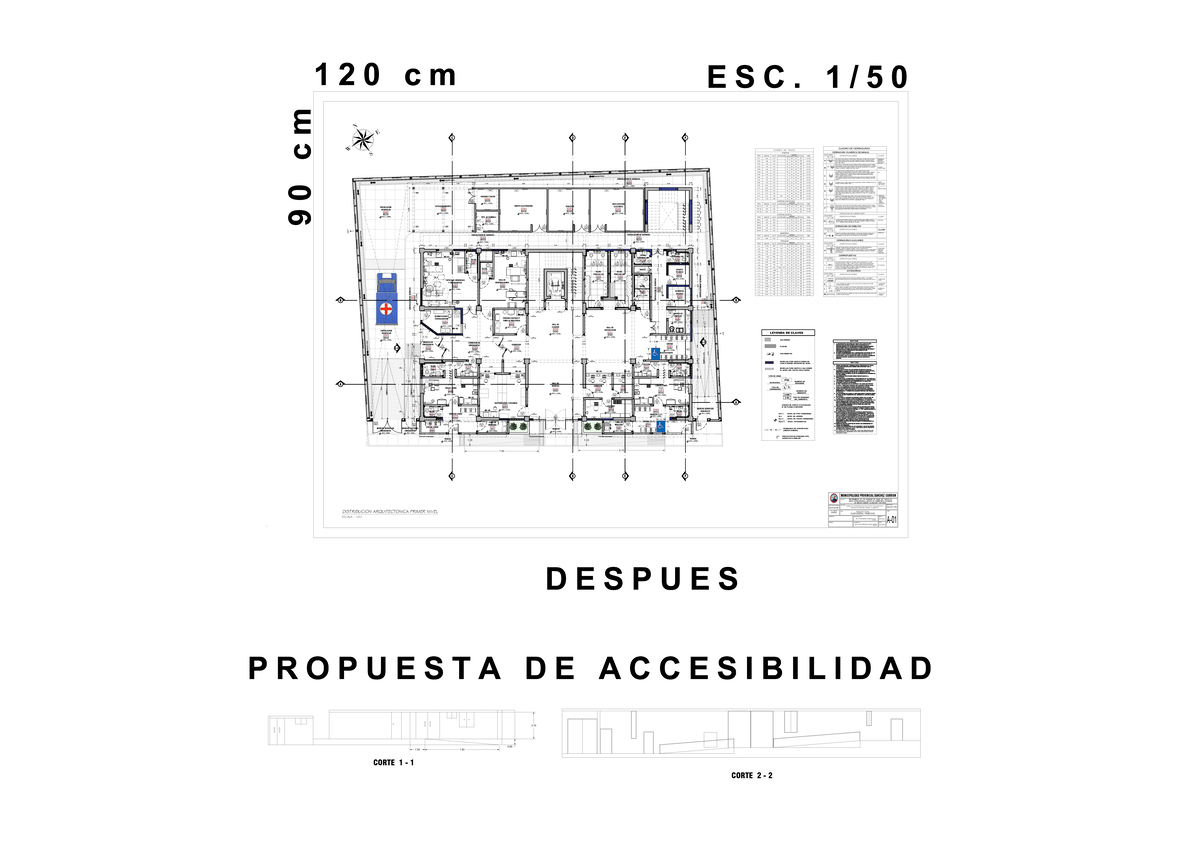 Planos de Distribuciòn y de Techos 22 - TRIAJE COVID N.P. - 0. EXCLUSA ...