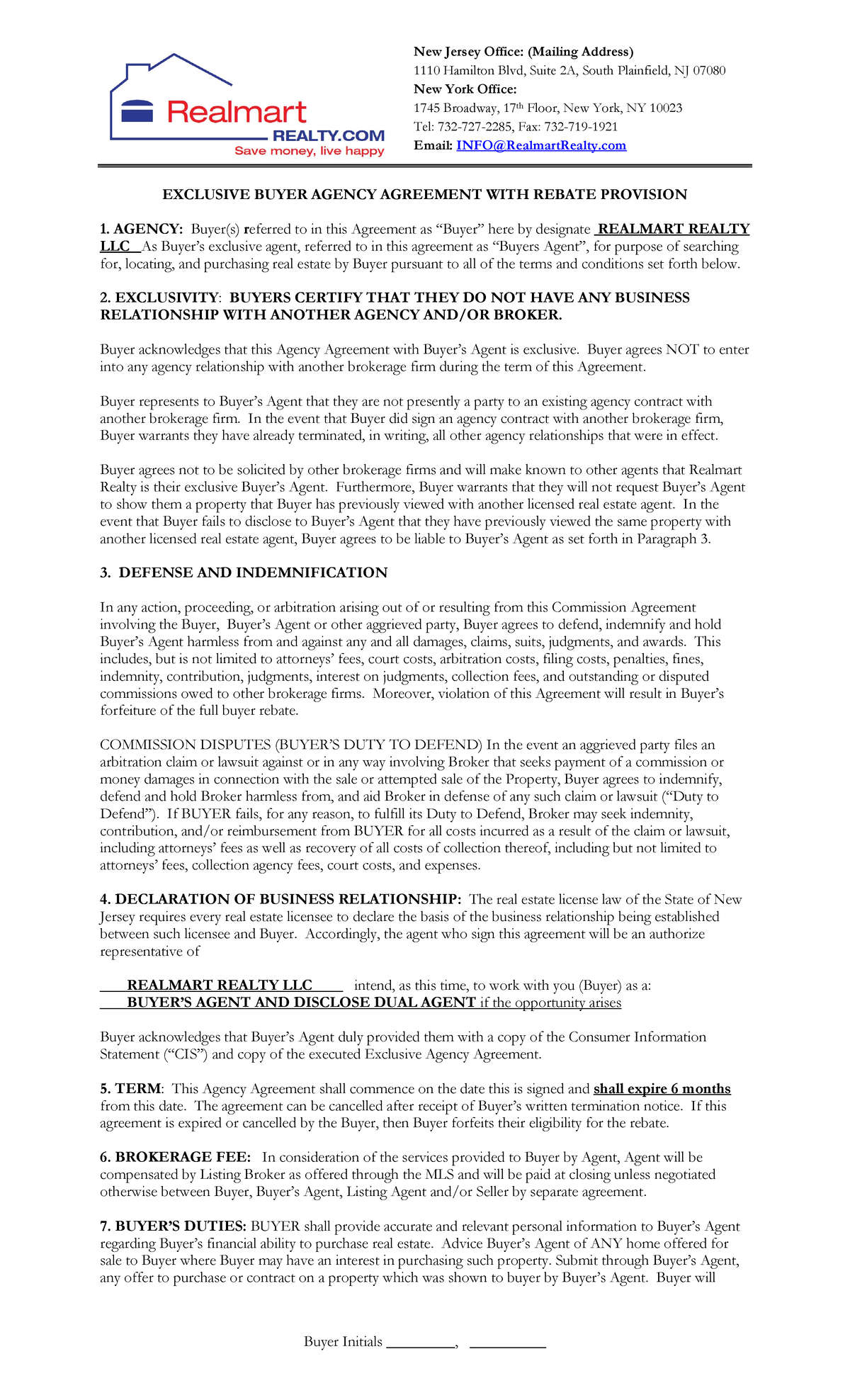 Buyer Rebate Agreement - - Studocu