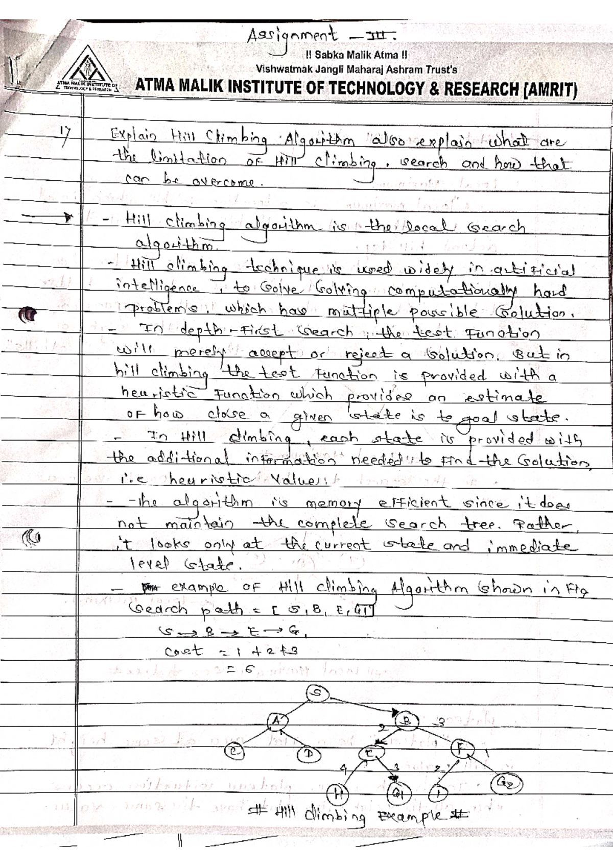 AI Assign-III - AI assienment - Computer Engineering - Studocu