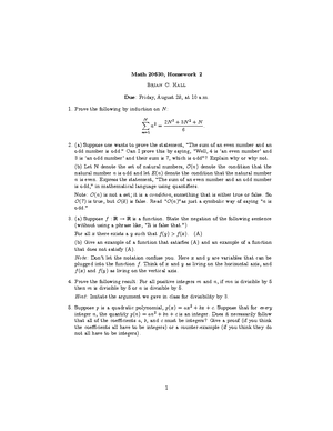 HW5soln - Brian C. Hall - Math 20630, Homework 5 Solutions Brian C ...