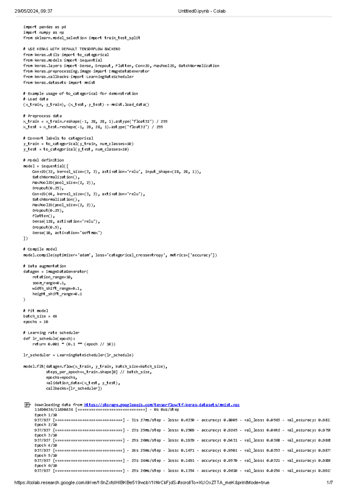 Cnn Assignment Dataset Can Be Apply On Cnn Model Import Pandas As