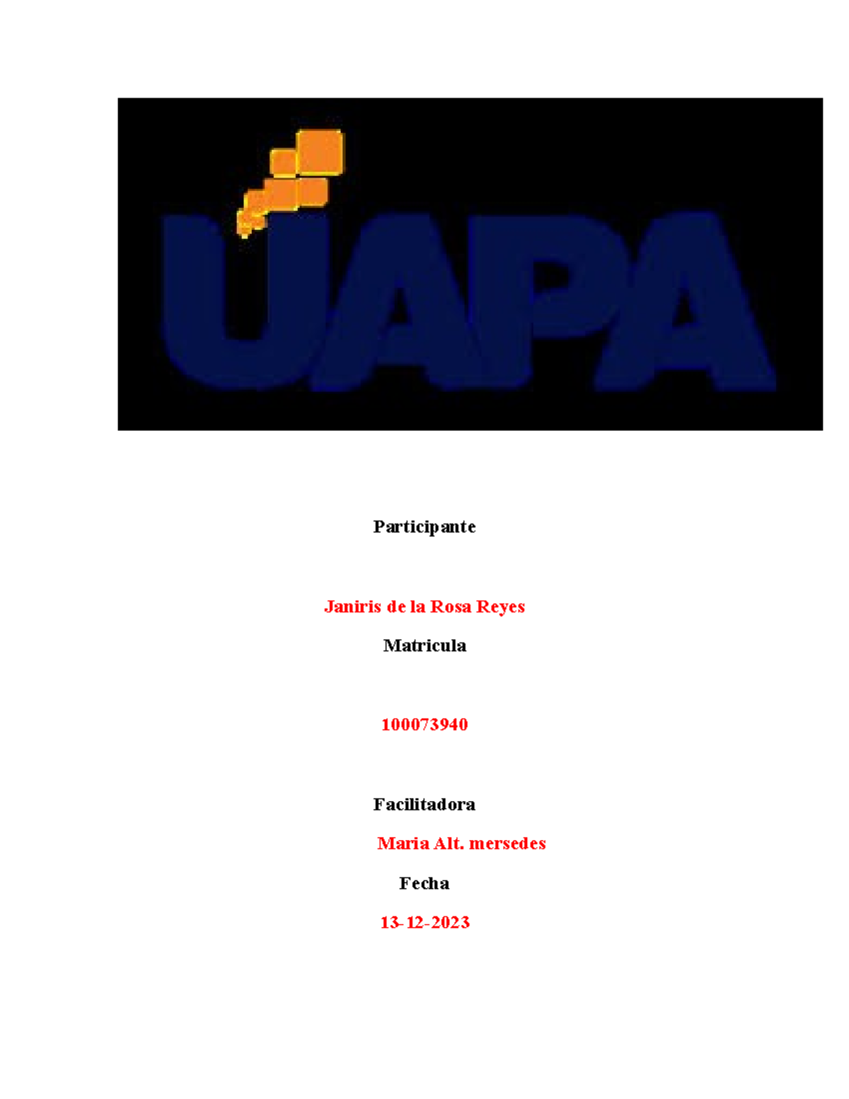 Cuento analisado - completo - Participante Janiris de la Rosa Reyes ...