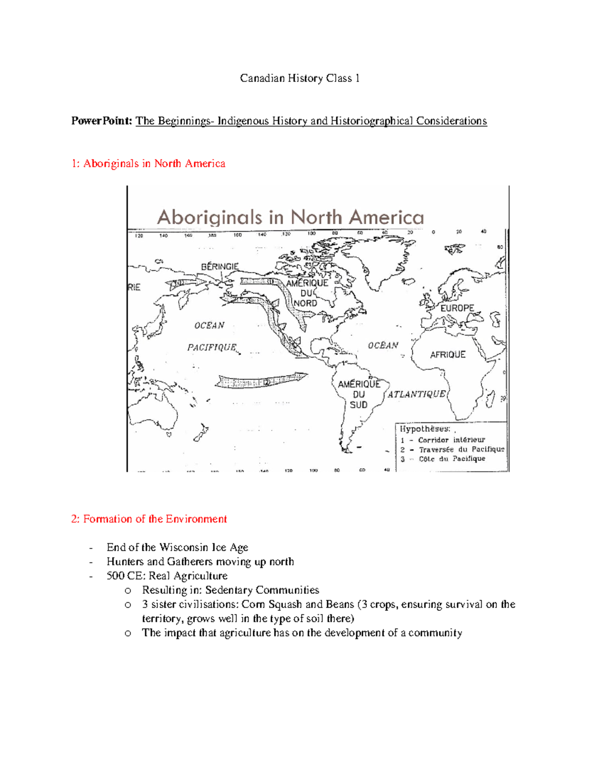 Canadian History Canadian History Course Winter 2020, Chapter 2 ...