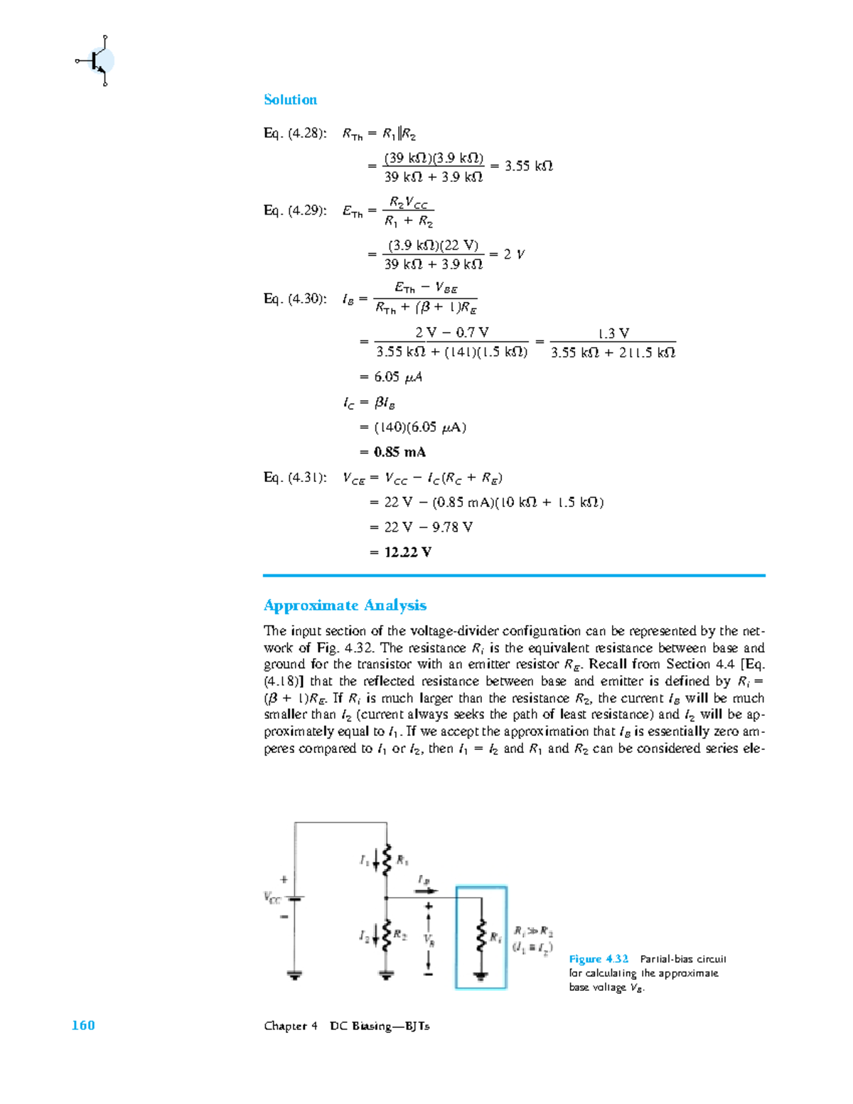 Electronics-17 - Electronics - Solution Eq. (4): RTh R 1 R 2 3 ( 9 9 k ...