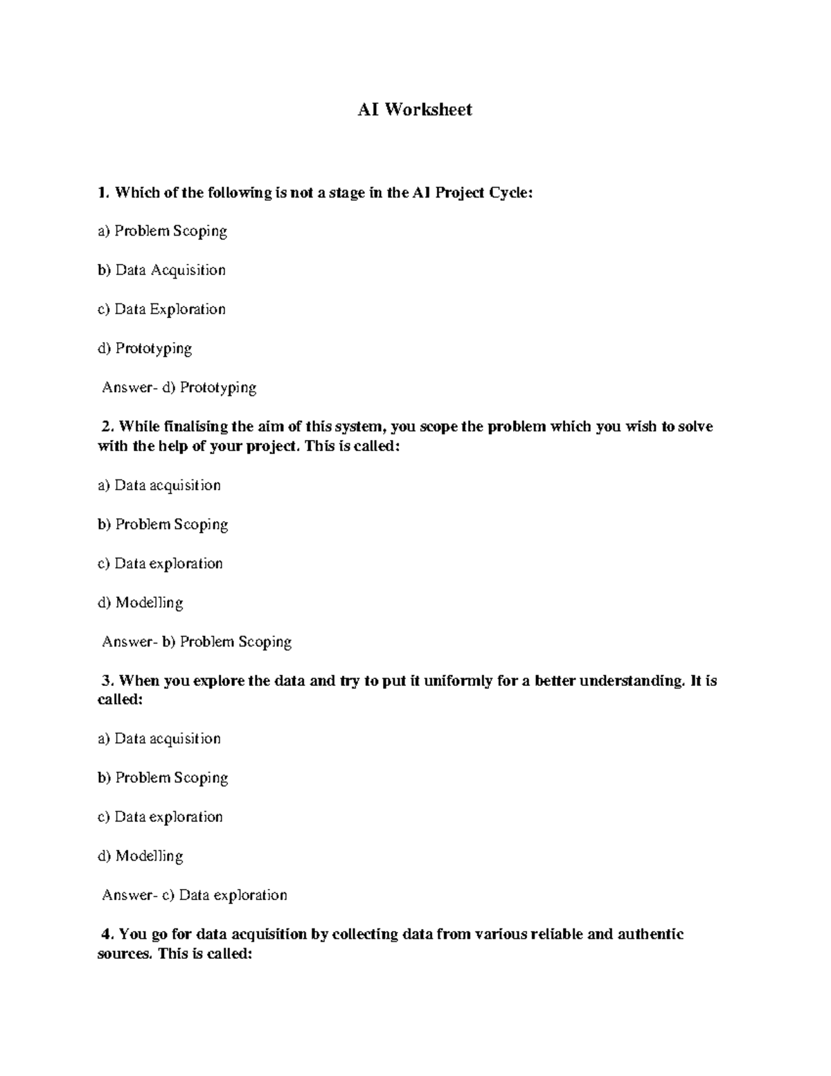 1707707077497 AI Worksheet - AI Worksheet 1. Which of the following is ...