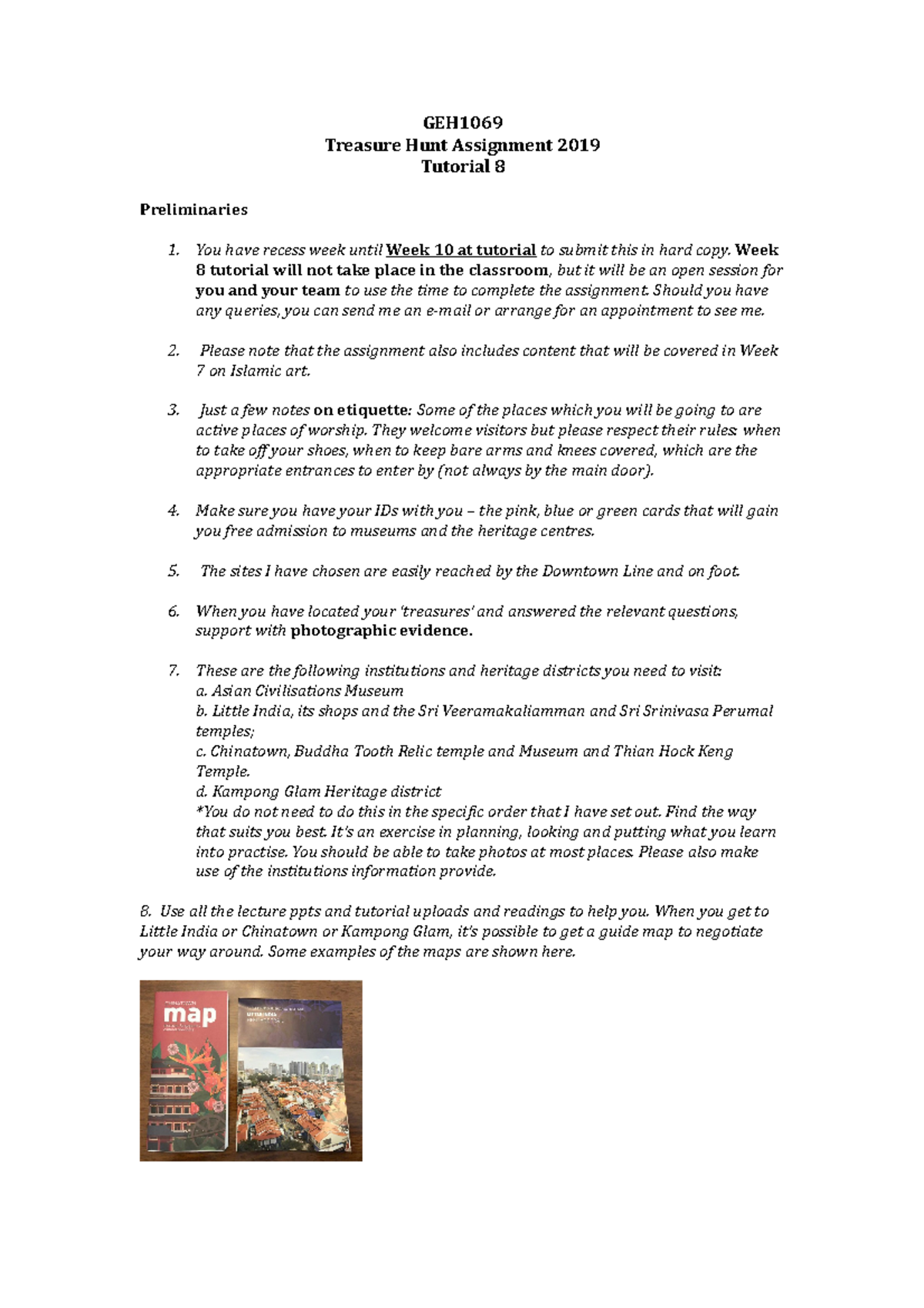 Treasure Hunt Assignment 2019 - GEH Treasure Hunt Assignment 2019 ...