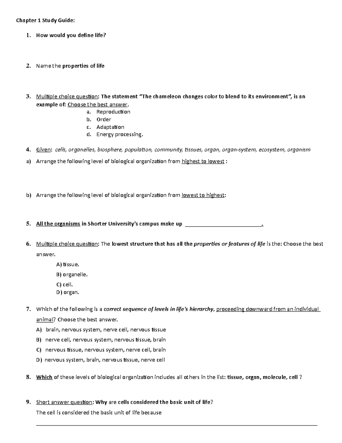 Bio Chapter 1 Study Guide Chapter 1 Study Guide How Would You Define bio-chapter-1-study-guide-chapter-1-study-guide-how-would-you-define