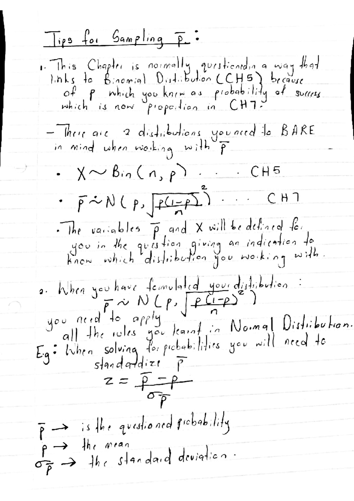 Chapter 7 - STK 110 - Studocu