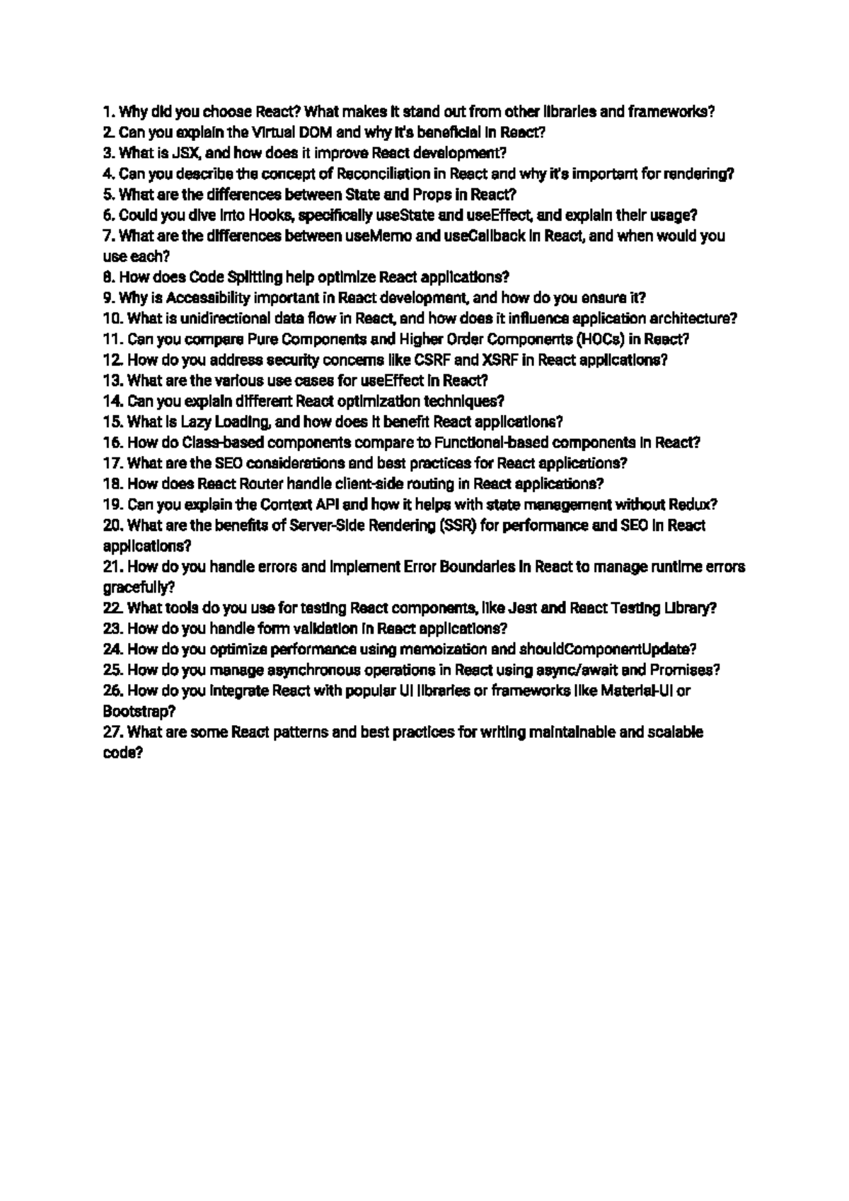 24 Question for web development - B.tech - Studocu