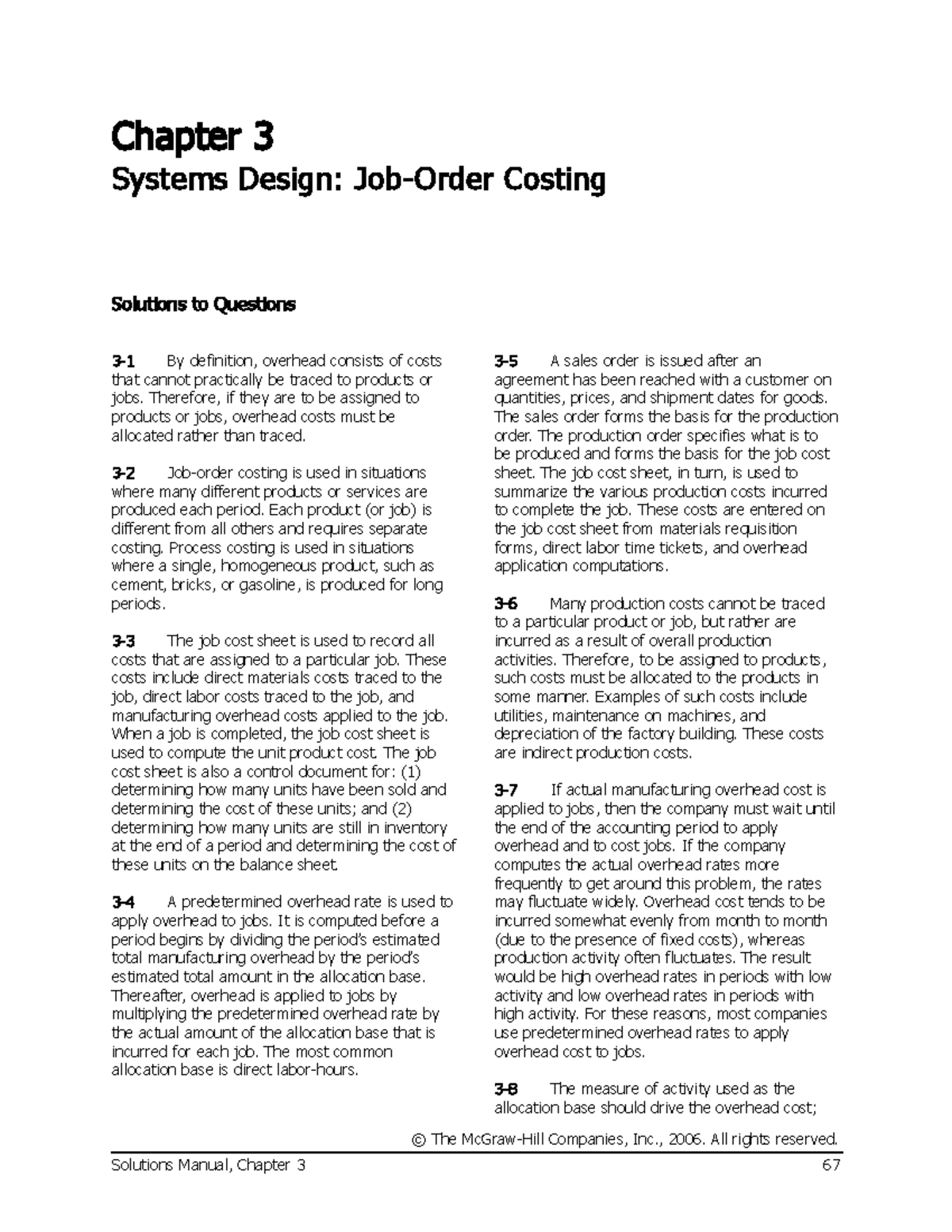 157 37325 EY221 2013 4 2 1 Chap003 - Chapter 3 Systems Design: Job-Order Costing Solutions to ...