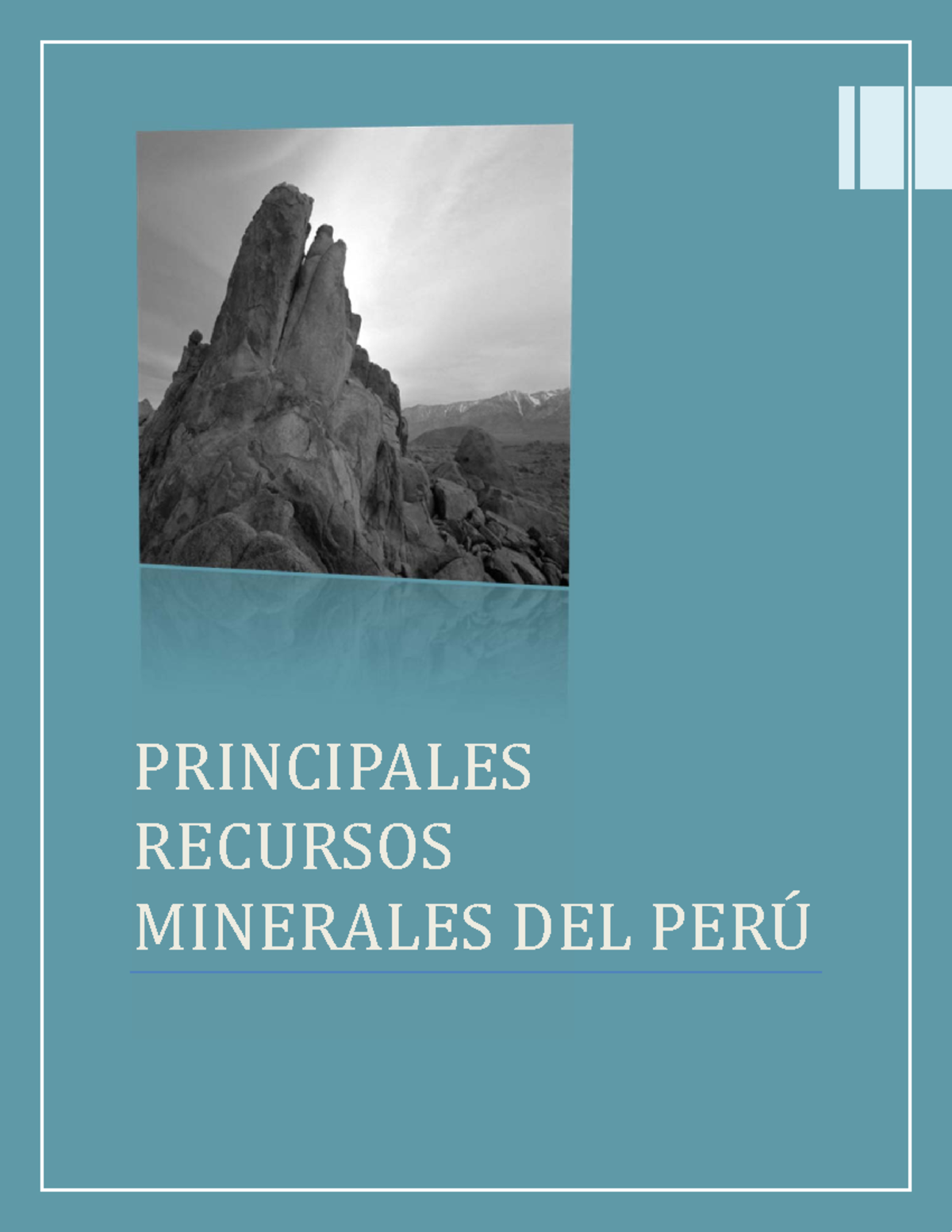 Principales Recursos Minerales DEL PERU - PRINCIPALES RECURSOS ...