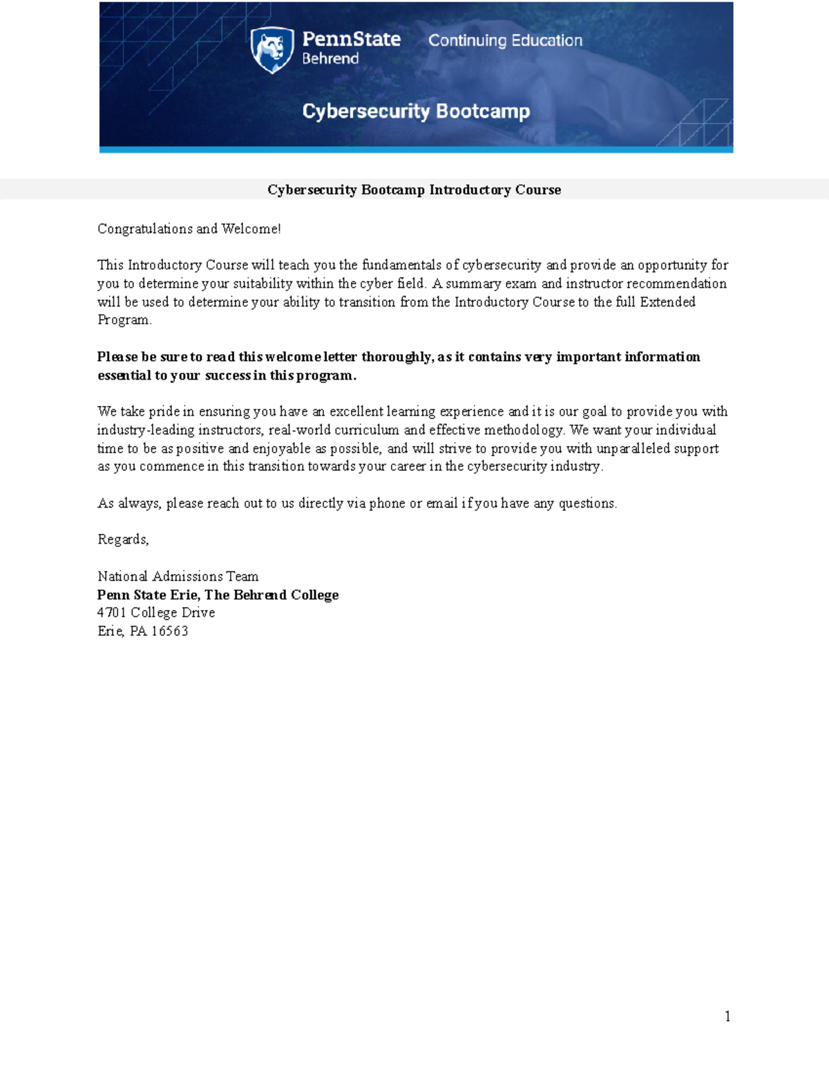 PSU-CS-06 Intro SCC & WP - Cybersecurity Bootcamp Introductory Course ...