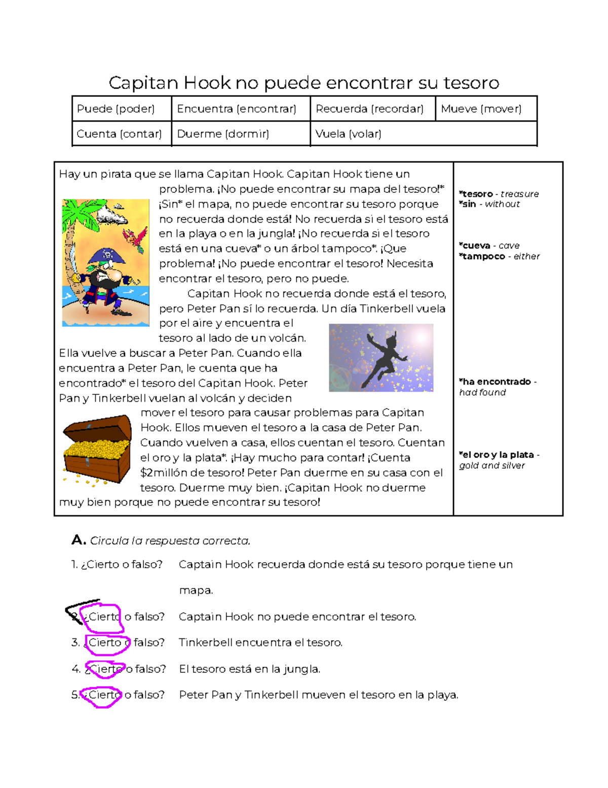 - Copy of Spanish-story-stem-changing-verbs-O-UE - Capitan Hook no ...