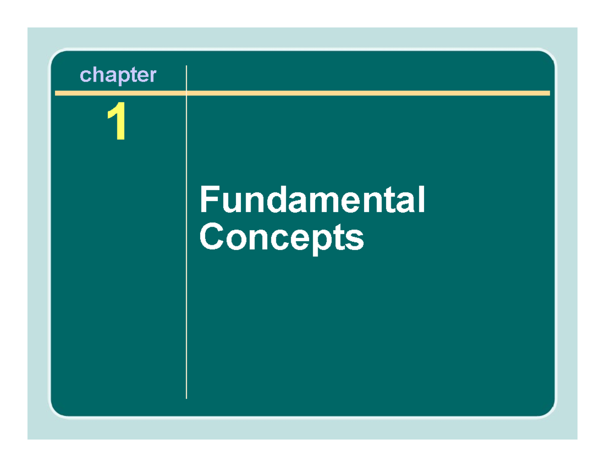 Chapter 1 ppt - chapter 1 Fundamental Concepts Why Motor Development ...