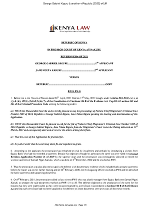 Certificate of Electronic Evidence class template - REPUBLIC OF KENYA ...