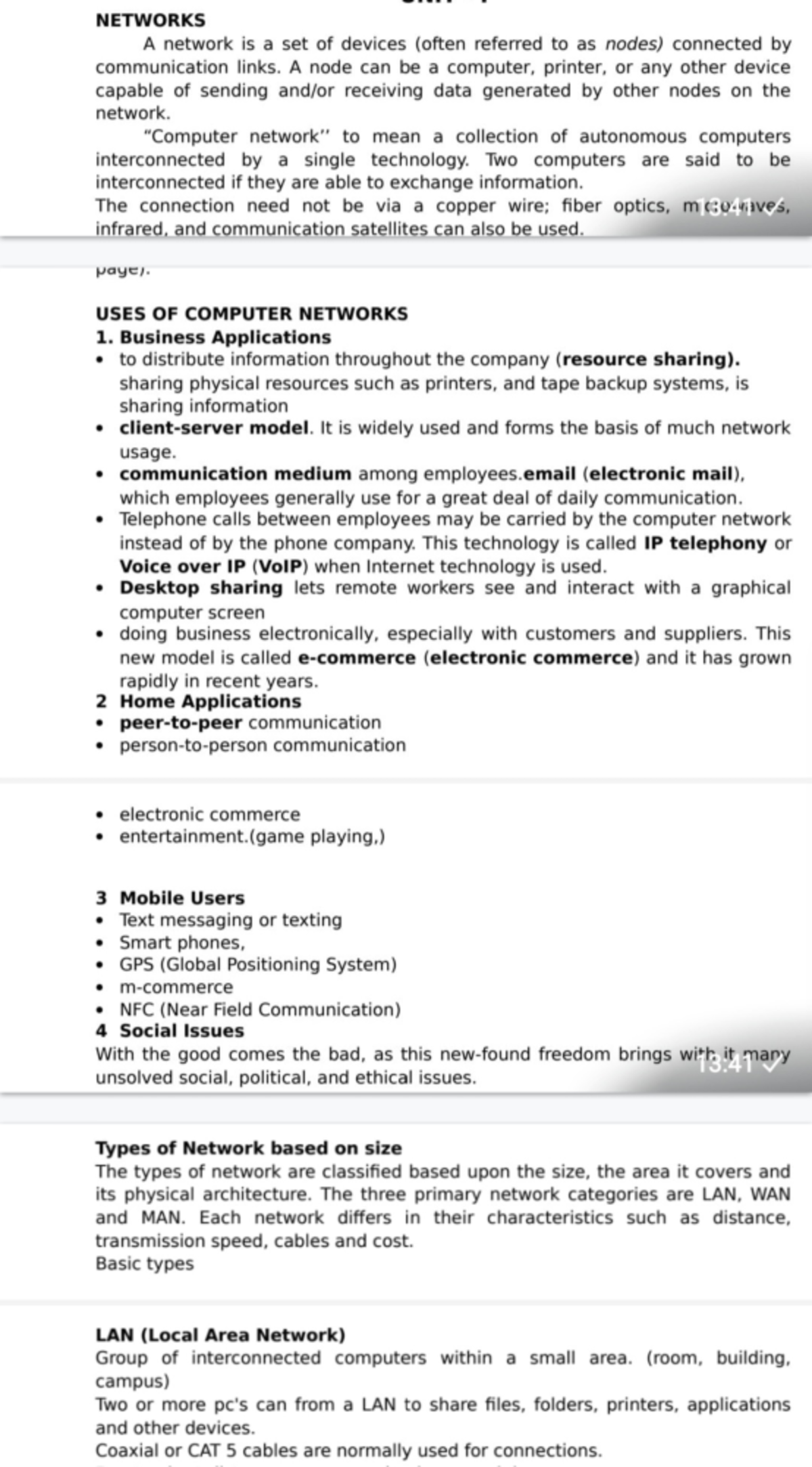 Networking fundamentals - Master of computer application - Studocu