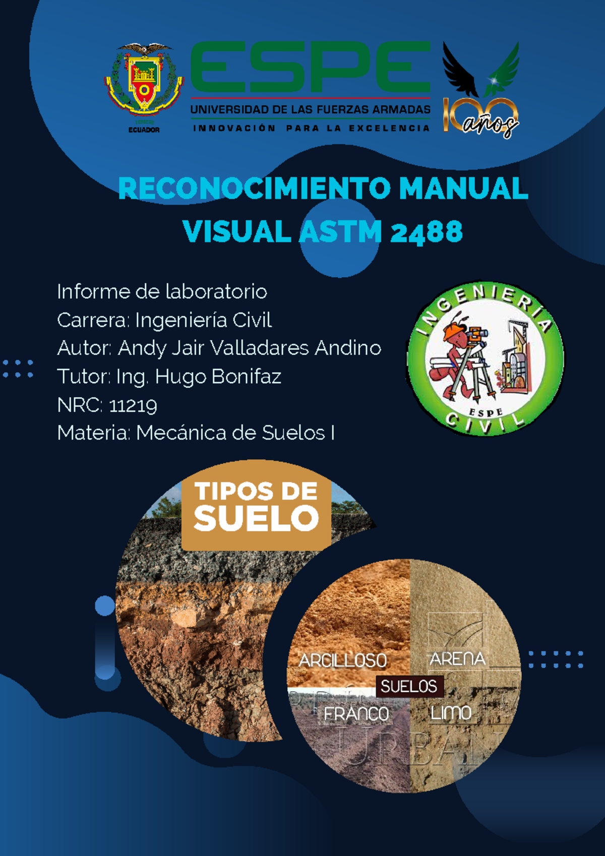 Informe Laboratorio 2 P1 Andy Valladares 11218 - RECONOCIMIENTO MANUAL ...