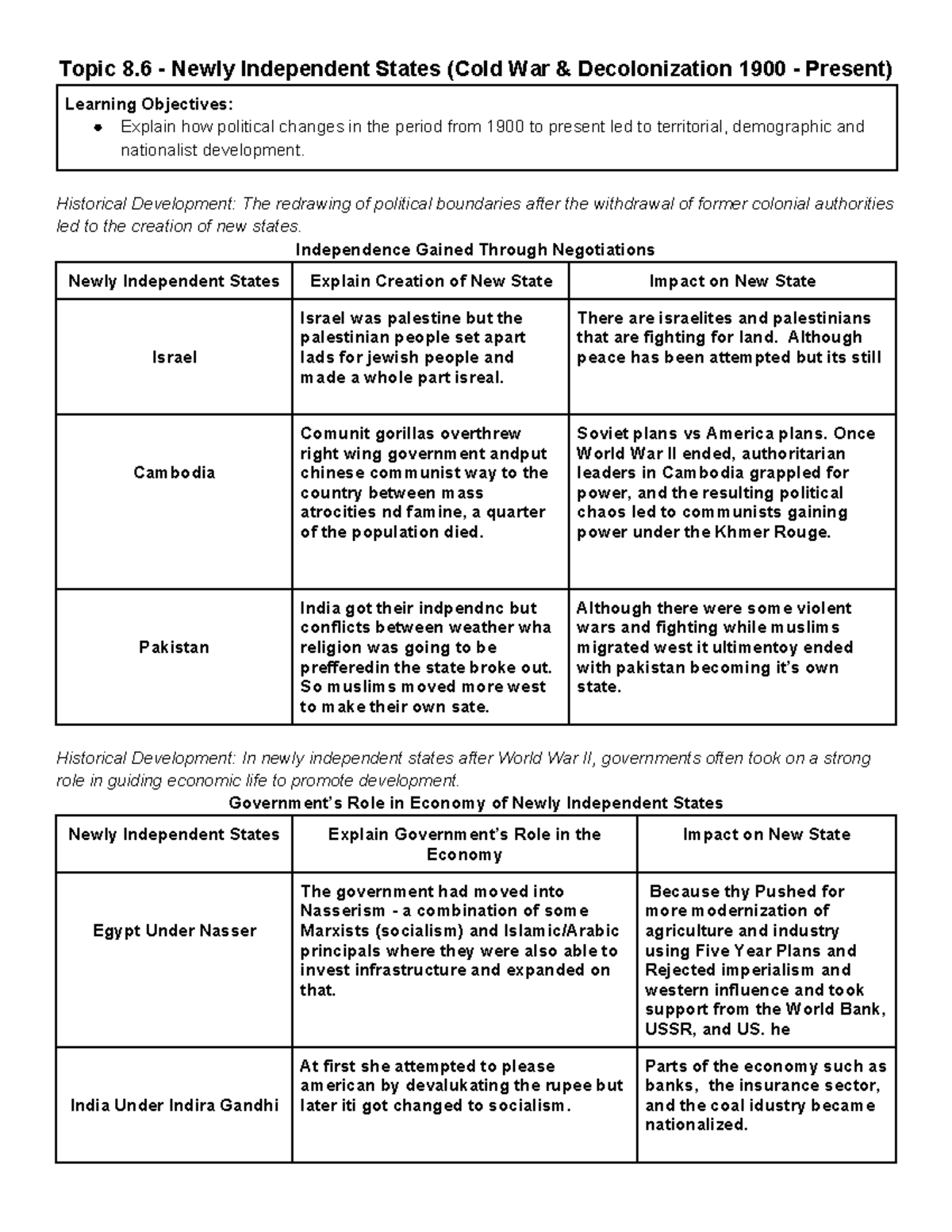 Copy of 8.6 8.7 - Independence and Resistance - Topic 8 - Newly ...