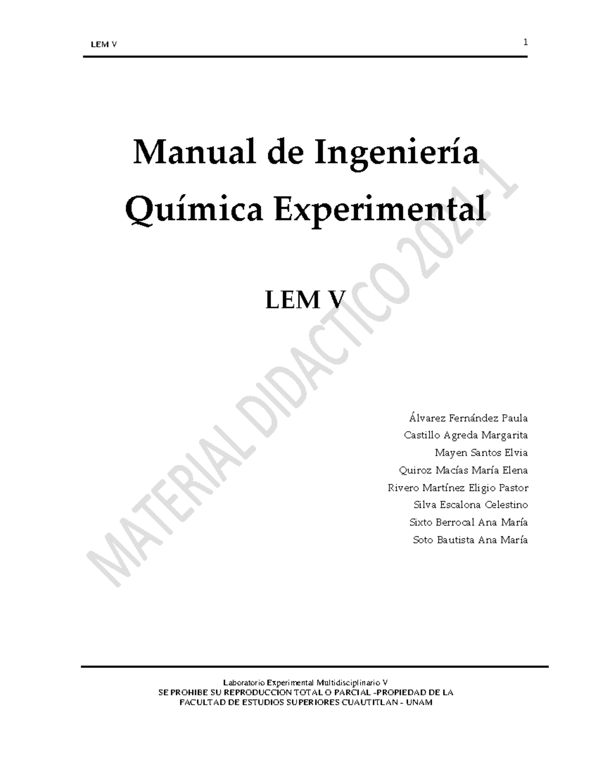 Manual LEM 5 - PRACTICAS LEM - Laboratorio Experimental ...