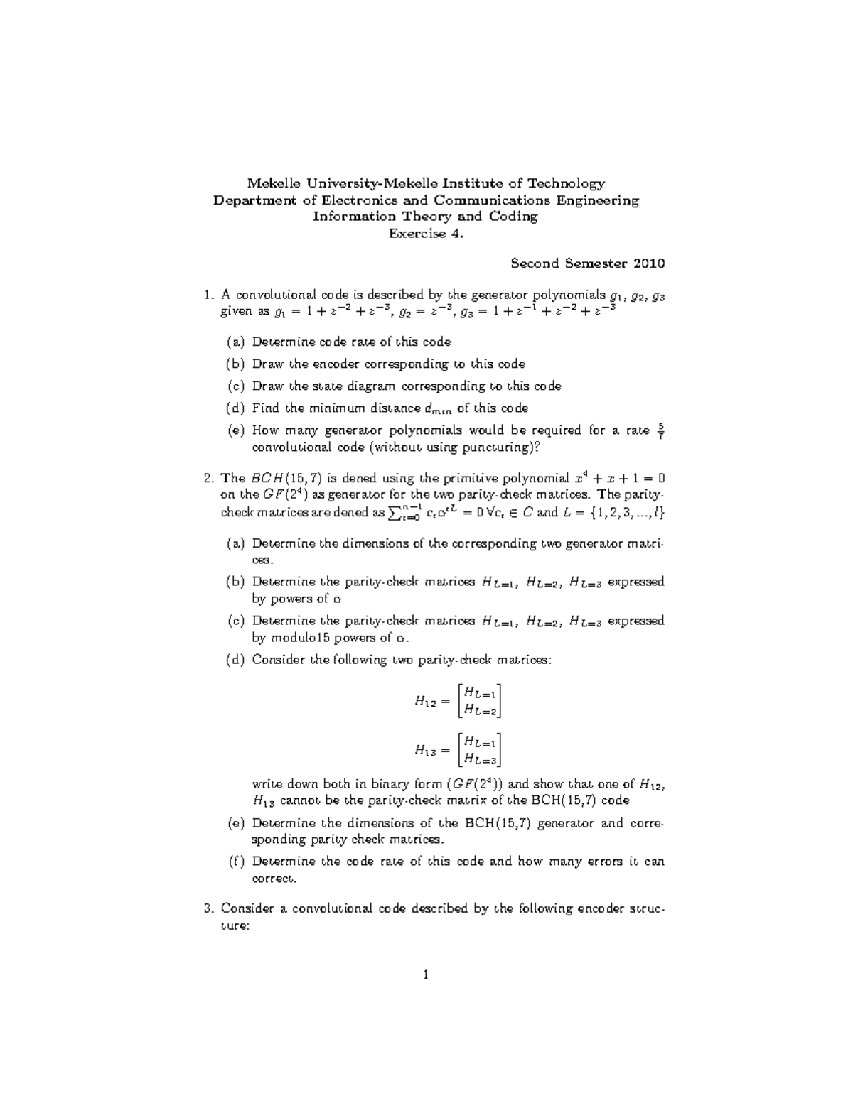 ITC Exercise 4 - it is assignment on ITC - Mekelle University-Mekelle ...