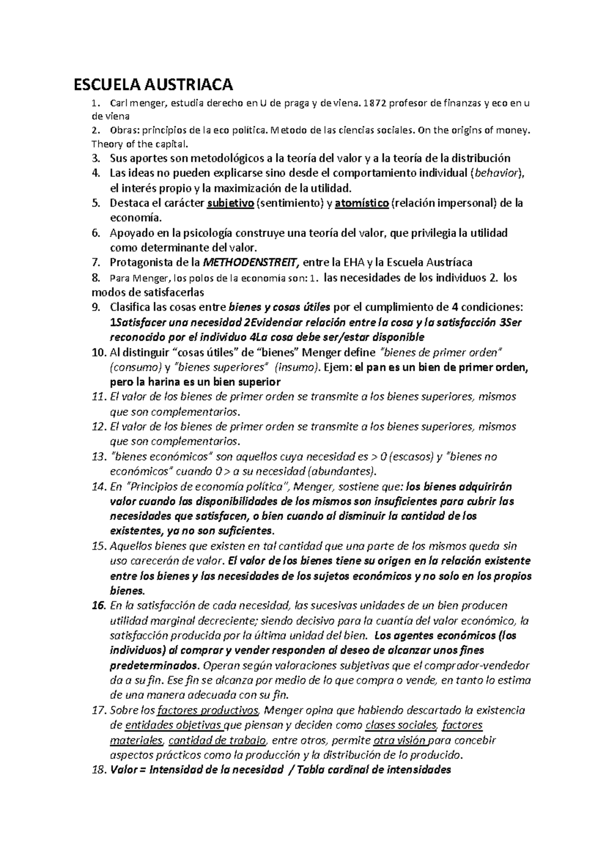 Institucionalismo Y Neoinstitucionalismo - ESCUELA AUSTRIACA Carl ...