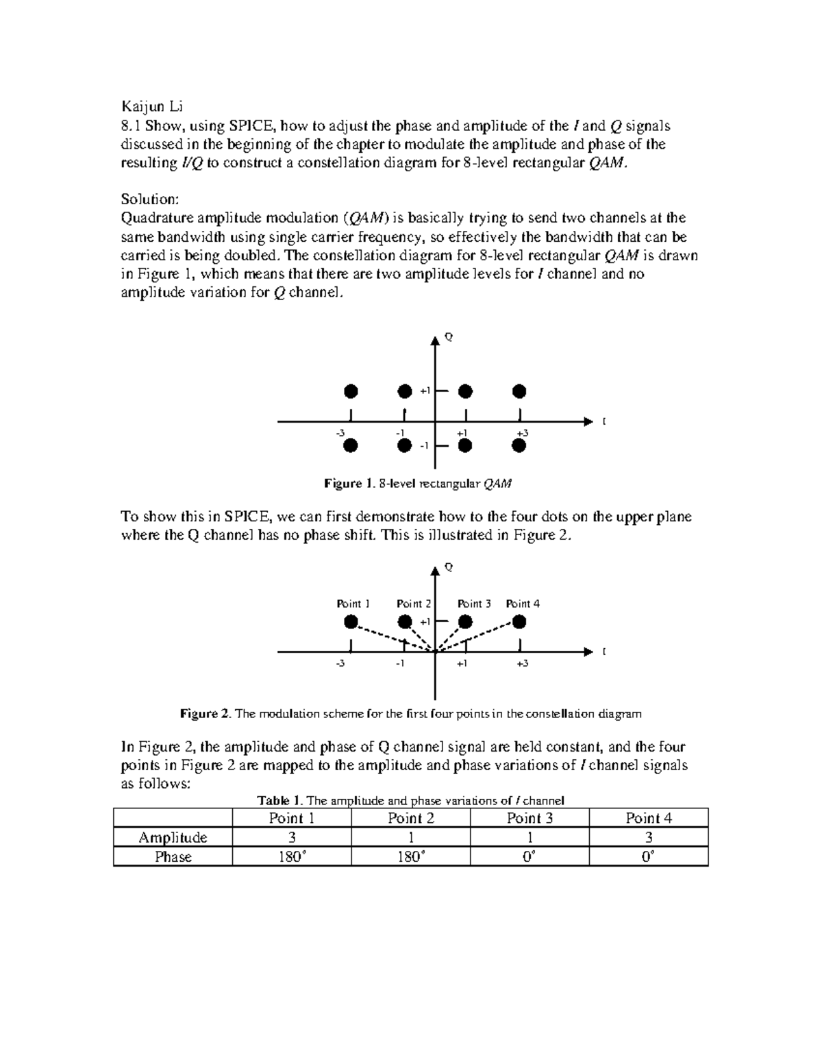 Class Assignment - Kaijun Li 8 Show, using SPICE, how to adjust the ...