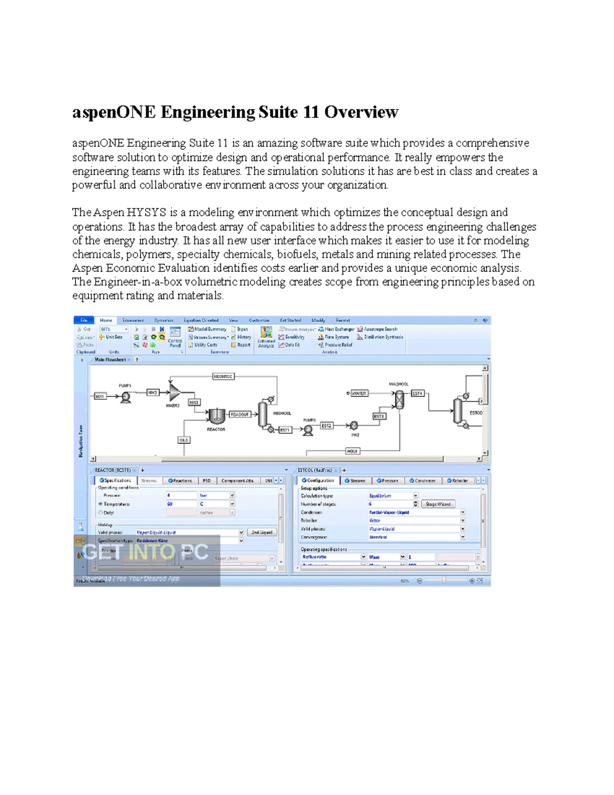 Microsoft excel for chemical engineers notes - aspenONE Engineering ...