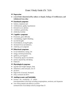 Study Guide for Unit Exam 1 - Study Guides for Unit 1 Exam (Chapters 1 ...