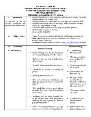 5E's SEMI- Detailed Lesson PLAN IN Science IV 3 - 5E's SEMI-DETAILED ...