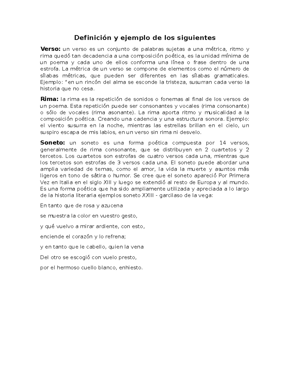 Definición y ejemplo de los siguientes - Definición y ejemplo de los ...