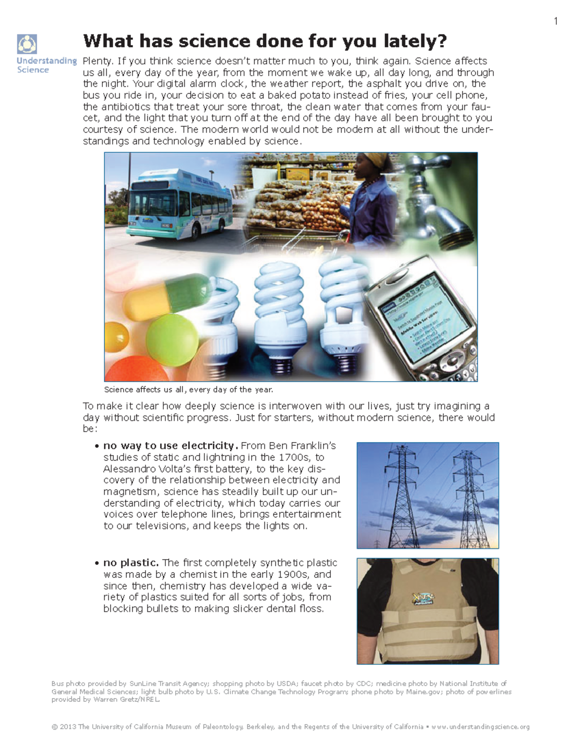 What has science done berkelely - What has science done for you lately ...